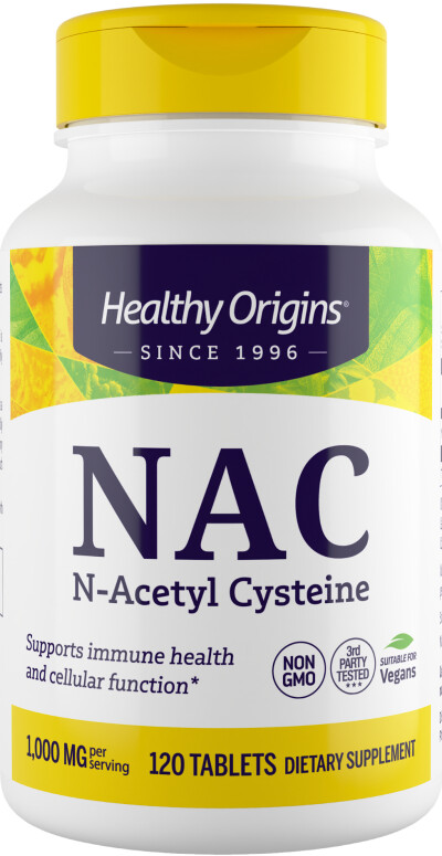 NAC N-Acetyl Cysteine by Healthy Origins