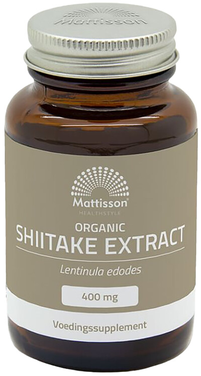 Shiitake extract 400 mg BIO van Mattisson