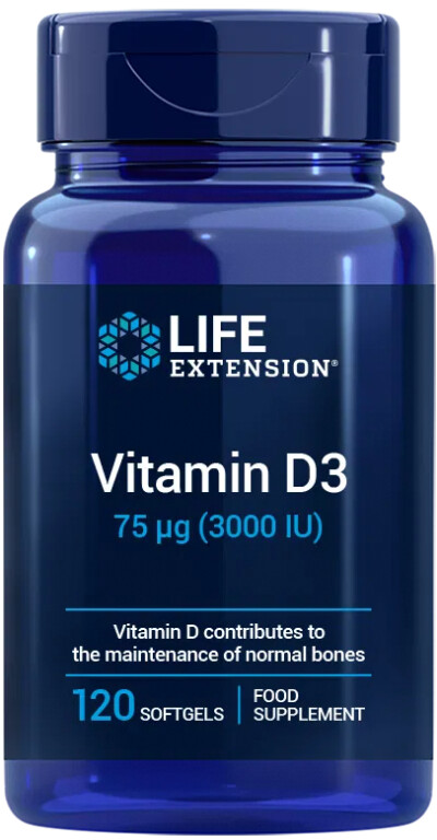 Vitamin D3 3000 IU by Life Extension