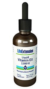 Vitamin D3 2000 IU Liquid by Life Extension