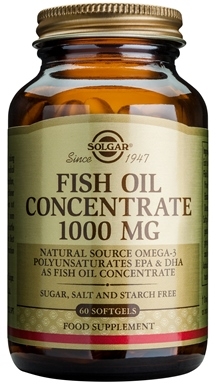 Fish Oil Concentrate 1000 mg van Solgar