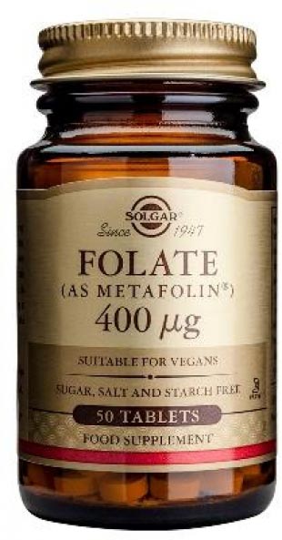 Folate 400 van Solgar