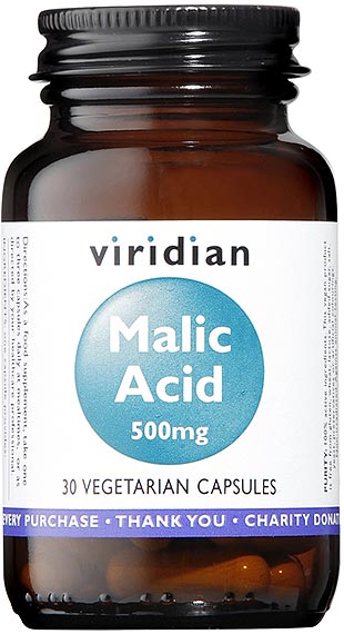 Malic Acid 500 mg by Viridian